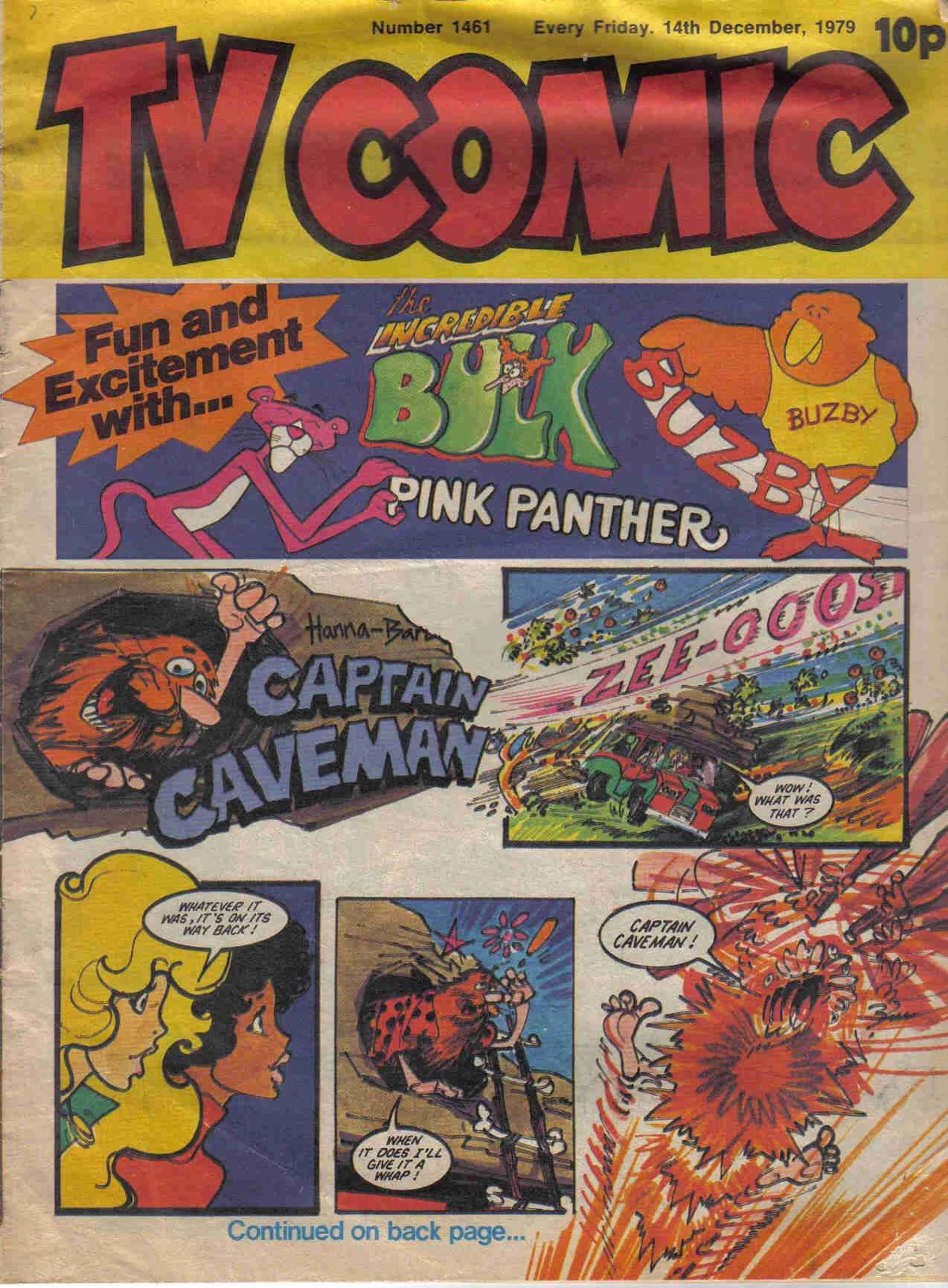 TV Comic 1461 | Top Cat Wiki | Fandom