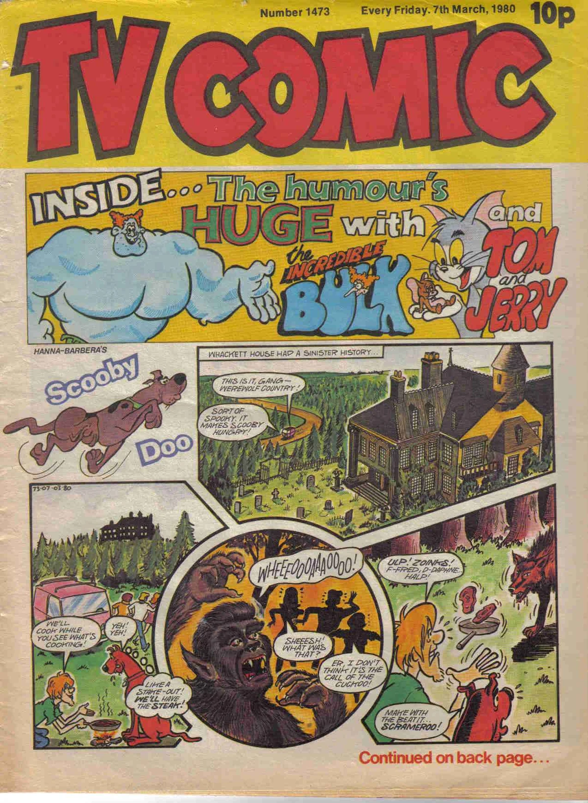 TV Comic 1473 | Top Cat Wiki | Fandom