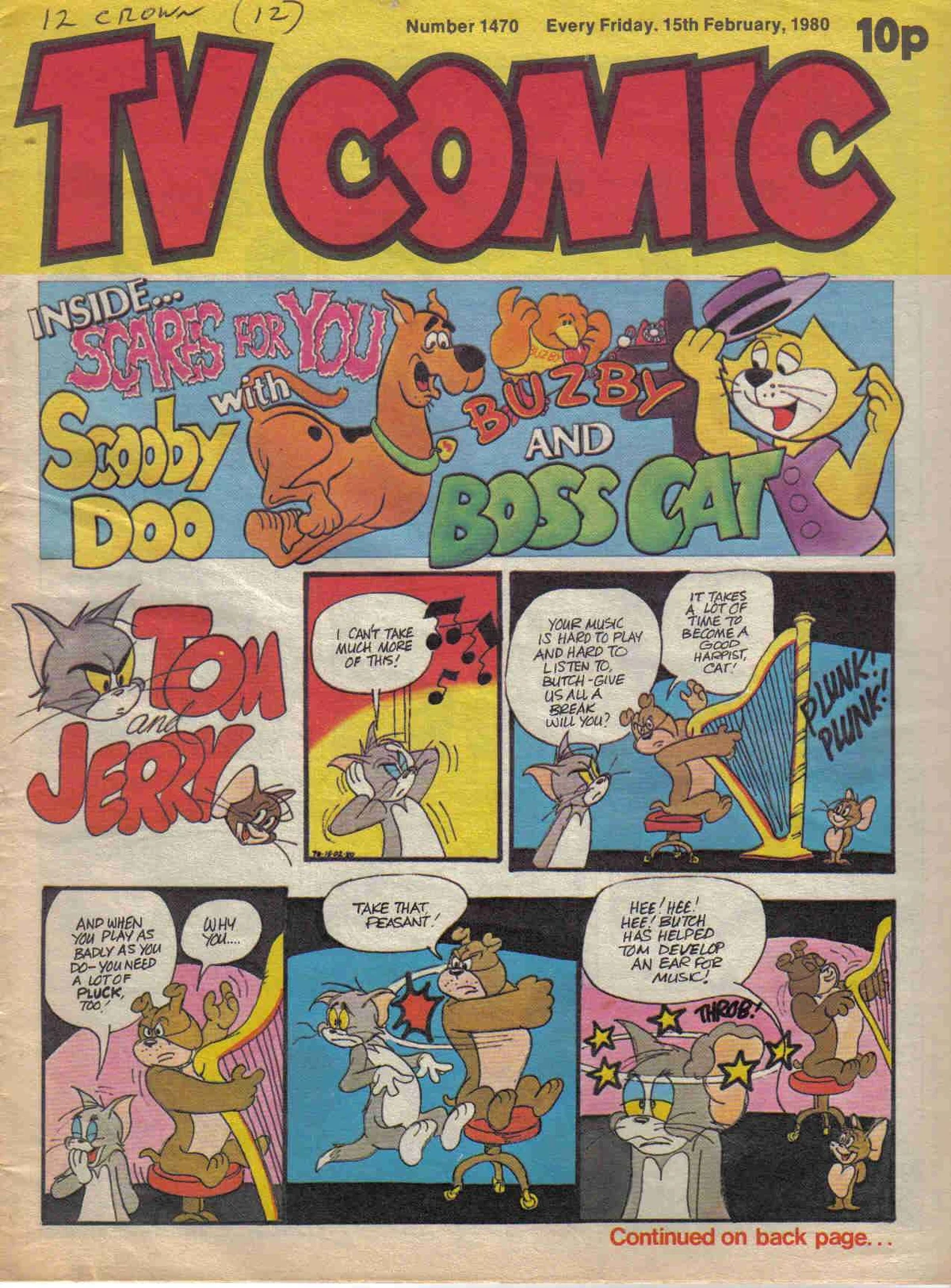 TV Comic 1470 | Top Cat Wiki | Fandom