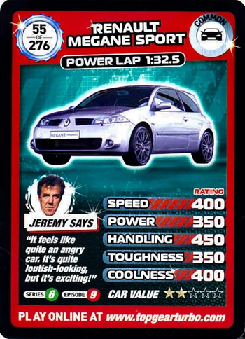 Turbo Challenge Card 55 | Top Gear Wiki | Fandom