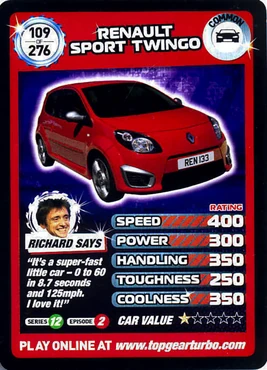 Turbo Challenge Card 109 | Top Gear Wiki | Fandom