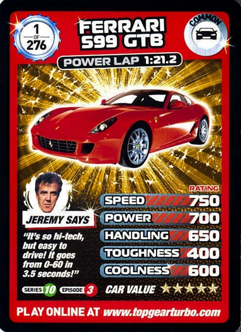 Turbo Challenge Card 1 | Top Gear Wiki | Fandom