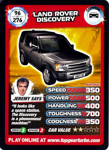 Turbo Challenge Card 96 | Top Gear Wiki | Fandom