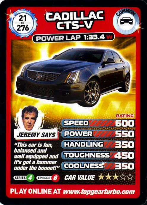 Turbo Challenge Card 21 | Top Gear Wiki | Fandom