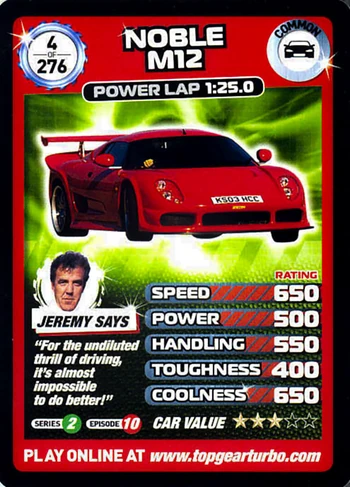 Turbo Challenge Card 4 | Top Gear Wiki | Fandom