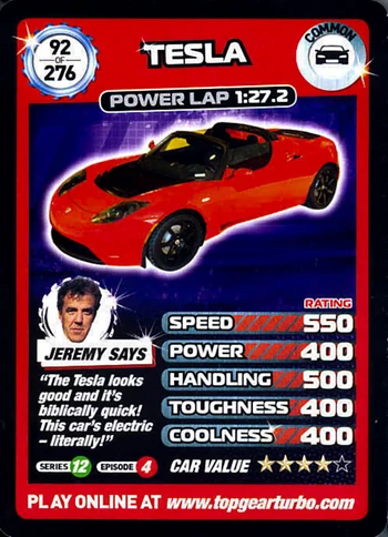 Turbo Challenge Card 92 | Top Gear Wiki | Fandom