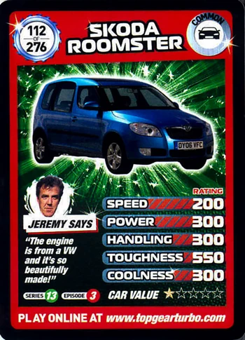 Turbo Challenge Card 112 | Top Gear Wiki | Fandom