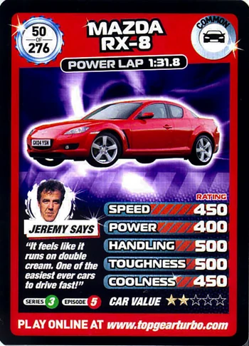 Turbo Challenge Card 50 | Top Gear Wiki | Fandom