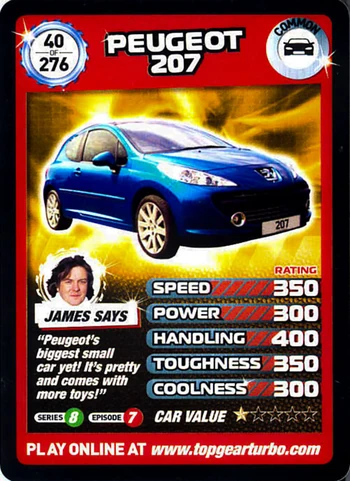 Turbo Challenge Card 40 | Top Gear Wiki | Fandom