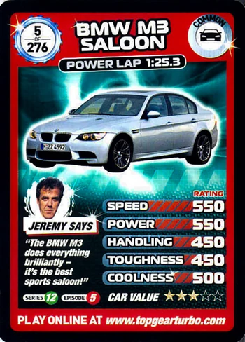 Turbo Challenge Card 5 | Top Gear Wiki | Fandom