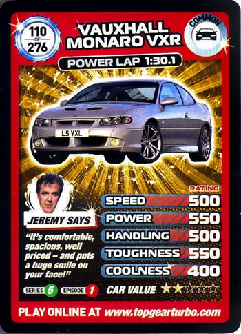Turbo Challenge Card 110 | Top Gear Wiki | Fandom