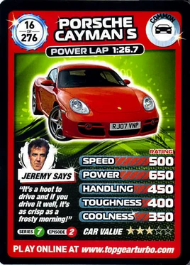 Turbo Challenge Card 16 | Top Gear Wiki | Fandom