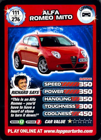 Turbo Challenge Card 111 | Top Gear Wiki | Fandom