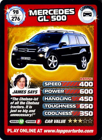 Turbo Challenge Card 98 | Top Gear Wiki | Fandom
