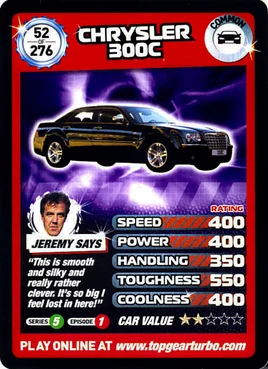 Turbo Challenge Card 52 | Top Gear Wiki | Fandom