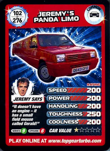 Turbo Challenge Card 102 | Top Gear Wiki | Fandom