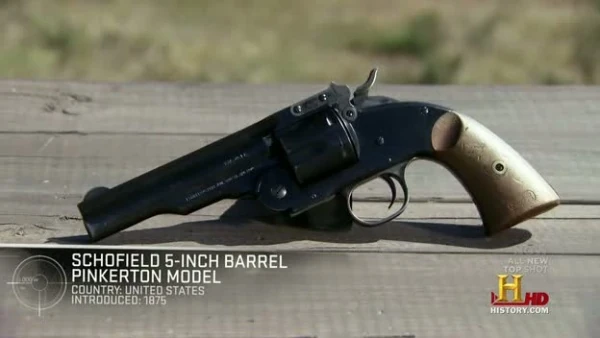 Schofield 5-Inch Barrel Pinkerton Model | Top Shot Wiki | Fandom