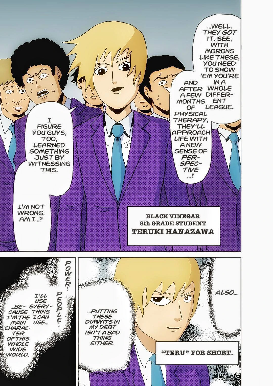 Teruki Hanazawa (Mob Psycho 100) | Top-Strongest Wikia | Fandom