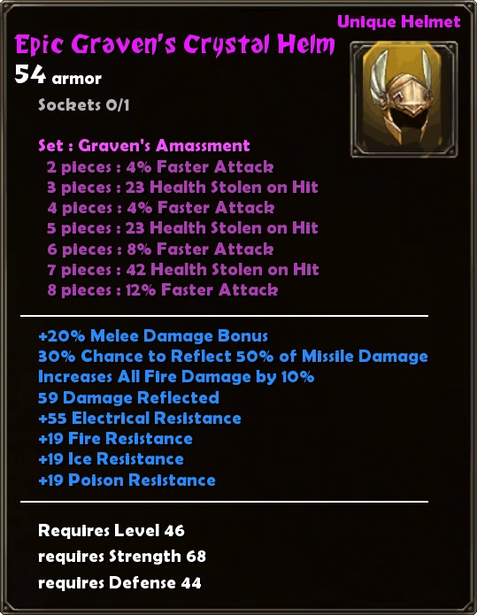 Graven's Crystal Helm | Torchlight Wiki | Fandom