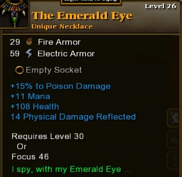 The Emerald Eye | Torchlight Wiki | Fandom