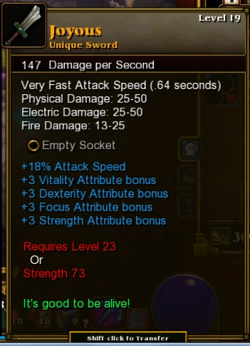 Joyous | Torchlight Wiki | Fandom