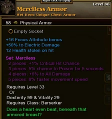 Merciless Armor | Torchlight Wiki | Fandom