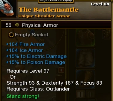 The Battlemantle | Torchlight Wiki | Fandom