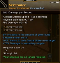Severance | Torchlight Wiki | Fandom