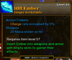 Rift Ember | Torchlight Wiki | Fandom