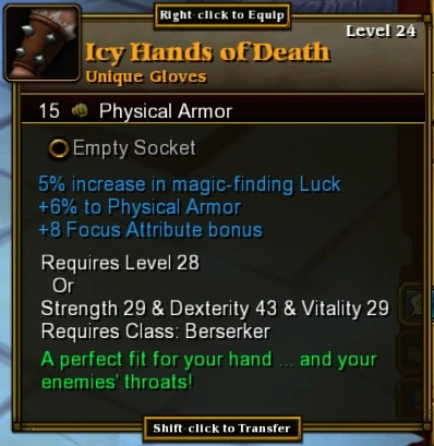 Icy Hands of Death | Torchlight Wiki | Fandom