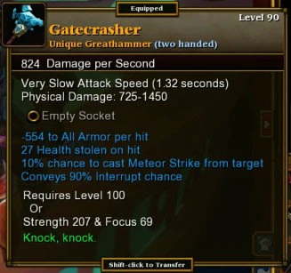 Gatecrasher | Torchlight Wiki | Fandom