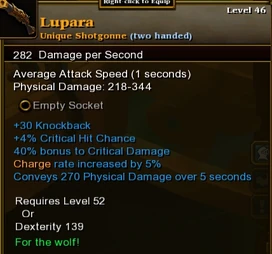 Lupara | Torchlight Wiki | Fandom