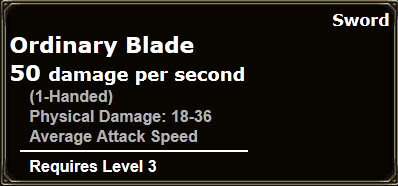 Ordinary Blade | Torchlight Wiki | Fandom