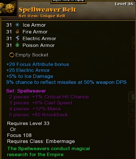 Spellweaver Belt | Torchlight Wiki | Fandom