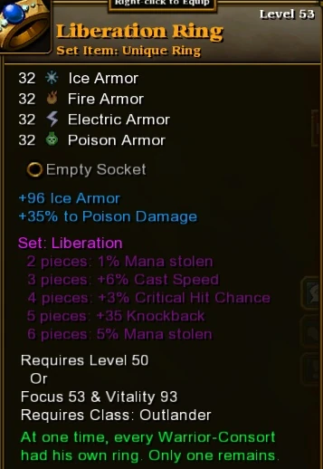 Liberation Ring | Torchlight Wiki | Fandom