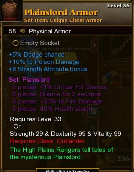 Plainslord Armor Torchlight Wiki Fandom
