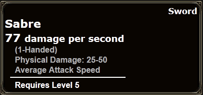 Sabre | Torchlight Wiki | Fandom