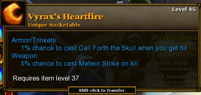 Vyrax's Heartfire | Torchlight Wiki | Fandom