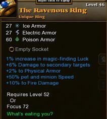 Ravenous Ring | Torchlight Wiki | Fandom