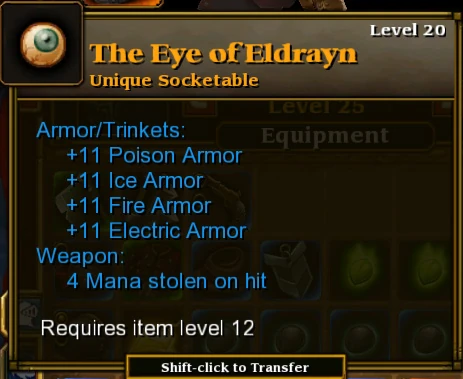 The Eye of Eldrayn | Torchlight Wiki | Fandom