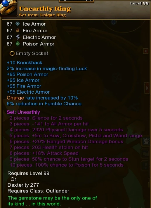Unearthly Ring | Torchlight Wiki | Fandom