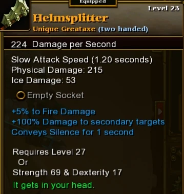 Helmsplitter | Torchlight Wiki | Fandom