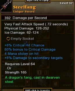 Steelfang | Torchlight Wiki | Fandom