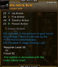 Six-Stick Belt | Torchlight Wiki | Fandom