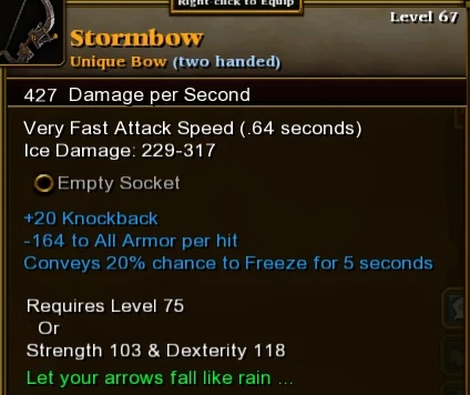 Stormbow | Torchlight Wiki | Fandom