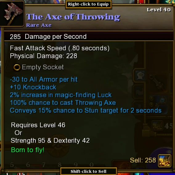 The Axe of Throwing | Torchlight Wiki | Fandom