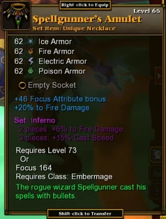Spellgunner's Amulet | Torchlight Wiki | Fandom