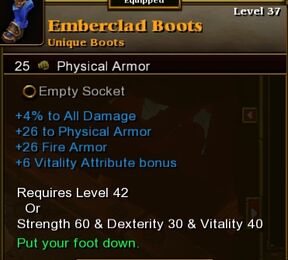 Emberclad Boots | Torchlight Wiki | Fandom