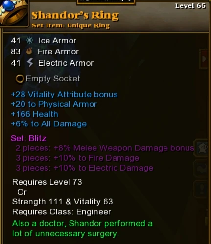 Shandor's Ring | Torchlight Wiki | Fandom