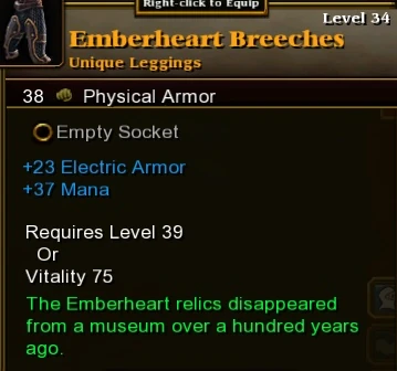 Emberheart Breeches | Torchlight Wiki | Fandom